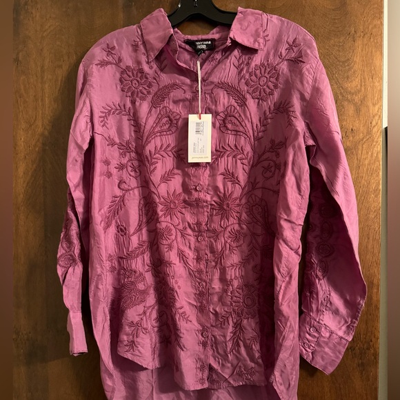 Johnny Was | Tops | Johnny Was Mulberry Colored Top | Poshmark
